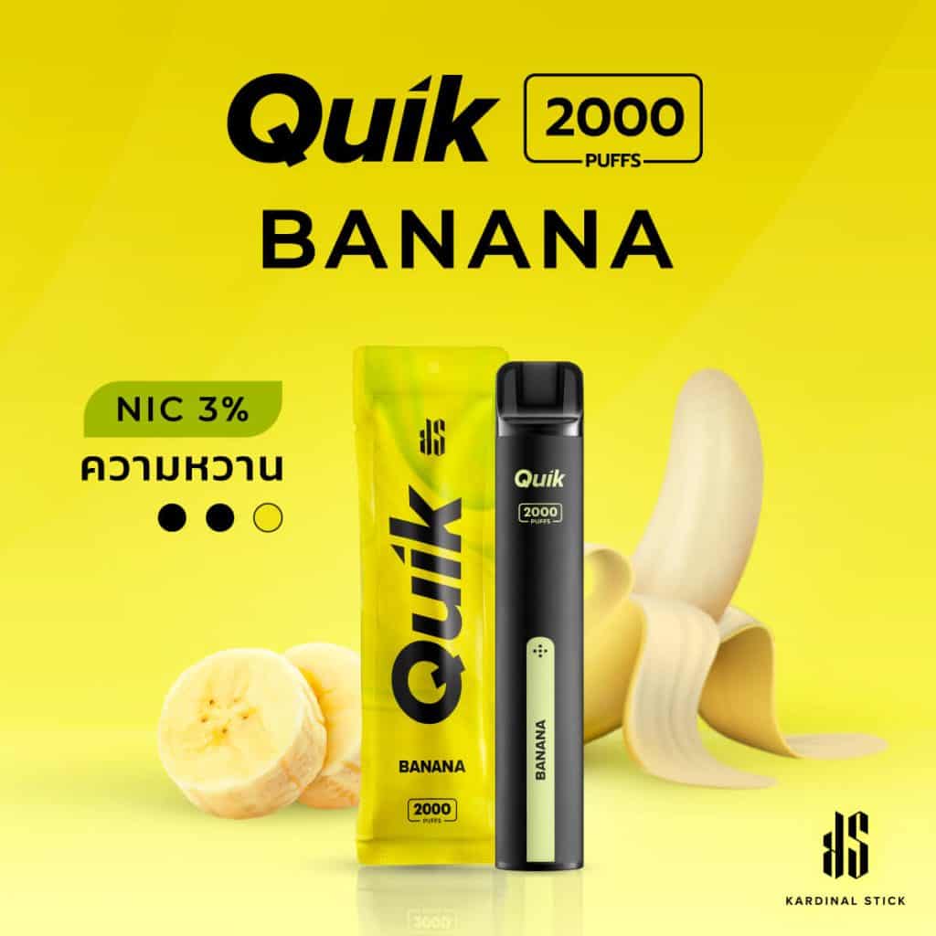 KS Quik 2000 กลิ่นกล้วย - Kardinal Stick | KS Kurve | SiamKS สินค้าครบ ...