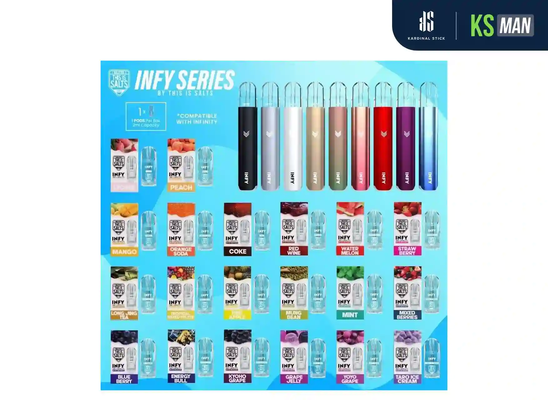 เครื่องInfy นวัตกรรมใหม่ในตลาดบุหรี่ไฟฟ้า